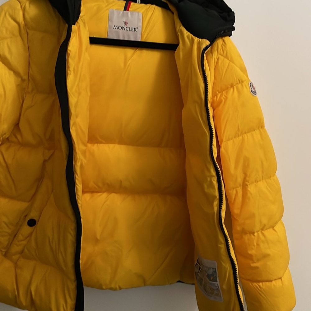 Moncler Yellow Puffer Jacket - Gem